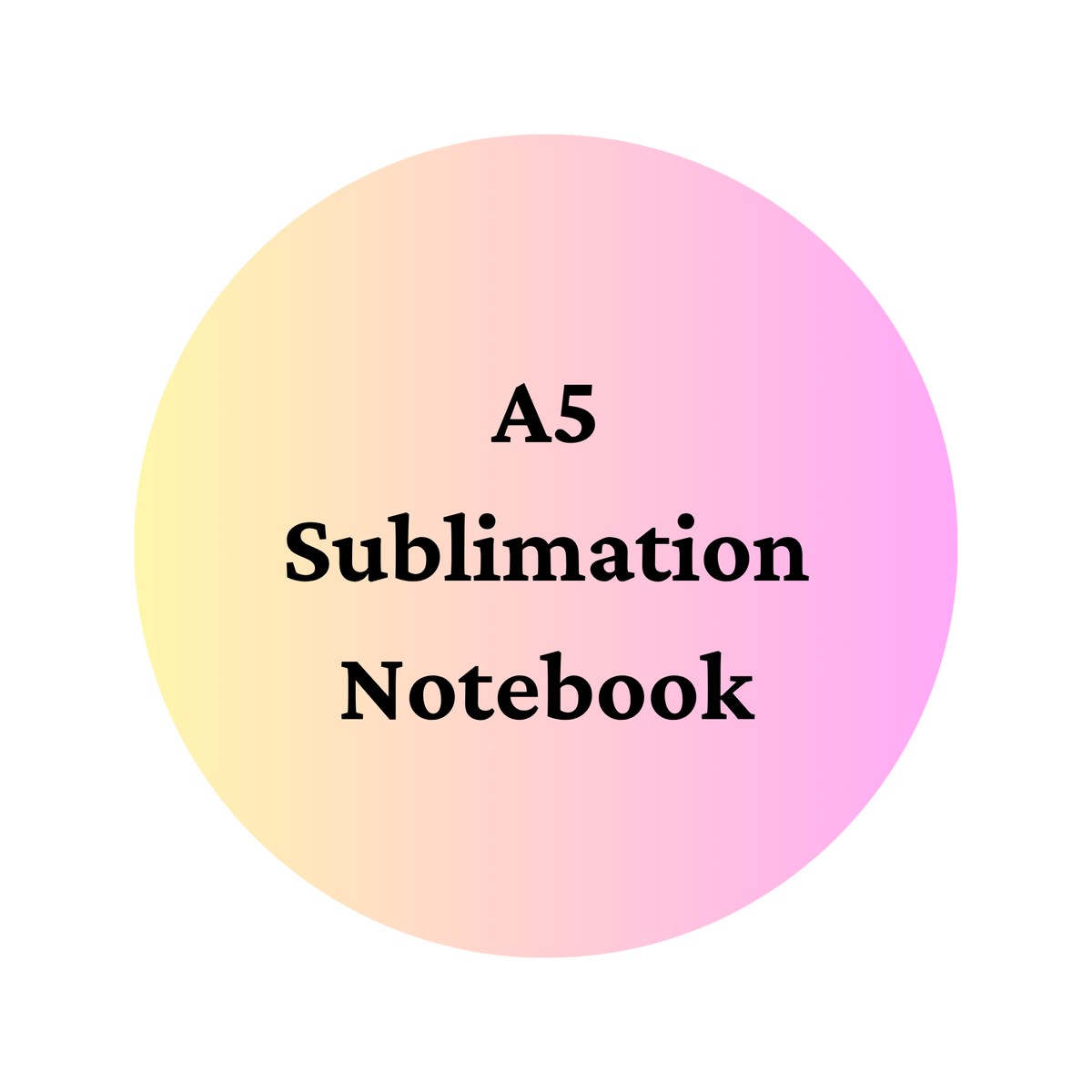 A5 Sublimation Notebook Wraps – Blanks By Rhinestone Empire